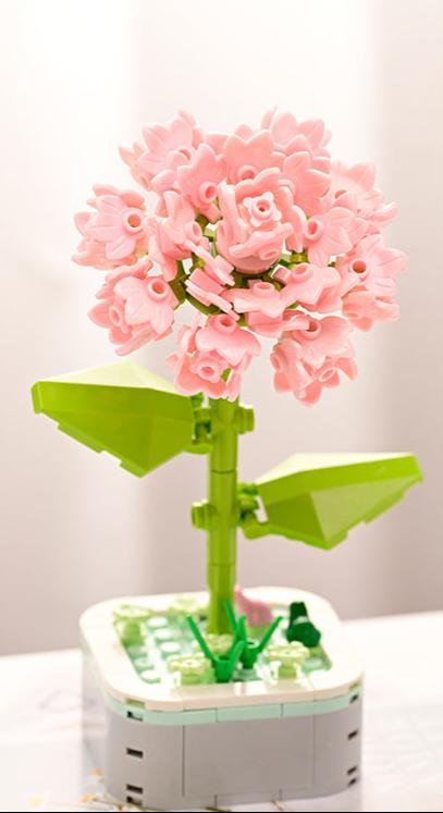Flower Brick Building Set | Colorful Bricks for Creative Fun - FunToys ...